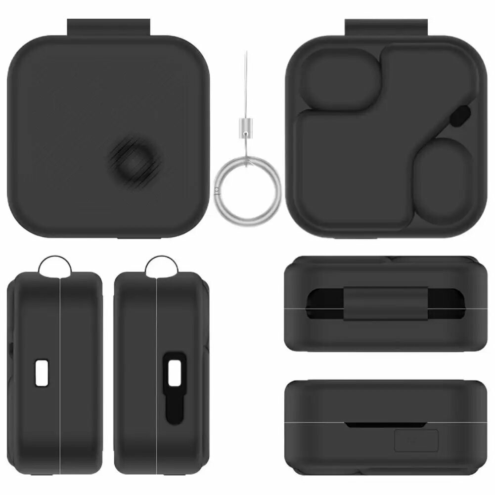 Чехол для наушников Nothing Ear 3 черный силиконовый A