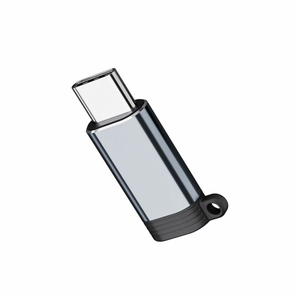 Переходник Apple female из алюминиевого сплава к адаптеру Type C-серый