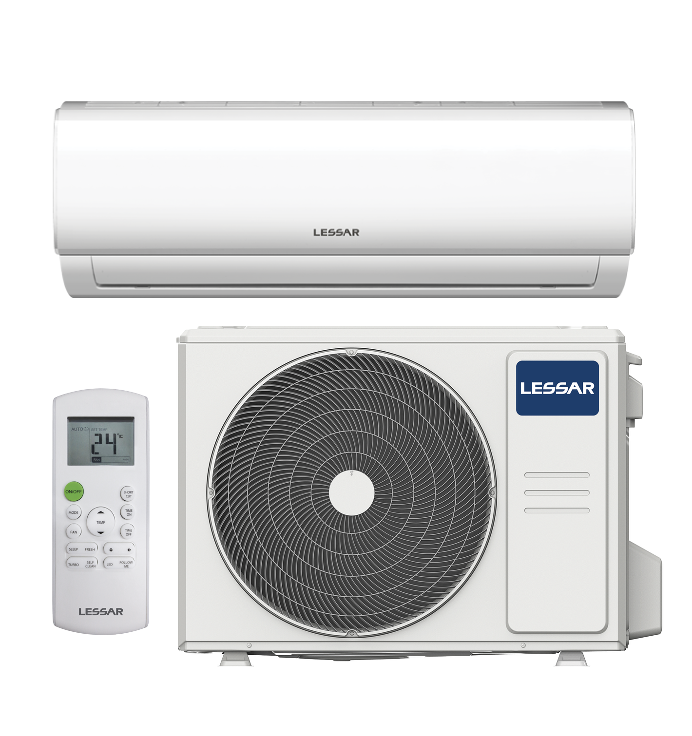 Сплит-система Lessar "Amigo" LS-HE07KRE2A/LU-HE07KRE2A инверторная, площадь до 20 кв. м