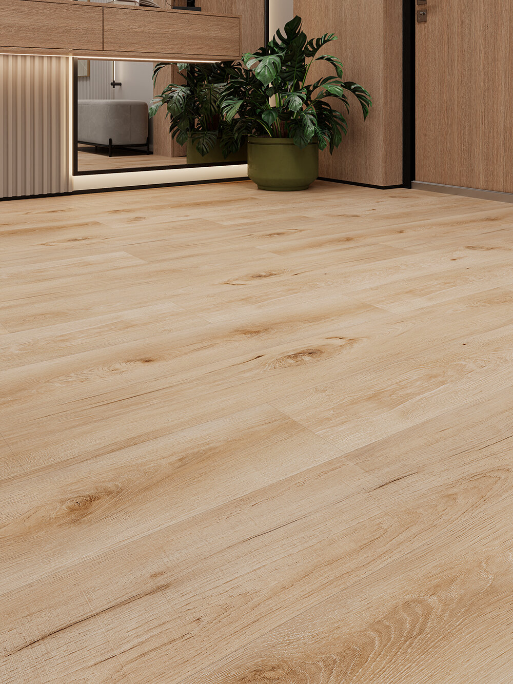 Виниловая плитка SPC CronaFloor Alpha Дуб Москва А104 (в уп. 10 шт./2.16 м2)