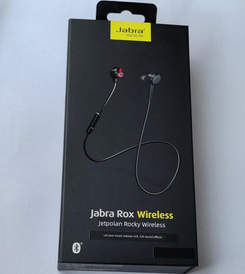 Jabra ROX беспроводные наушники-воротник для спорта, бега и фитнеса - совместимость с Android и iOS, новые в коробке,