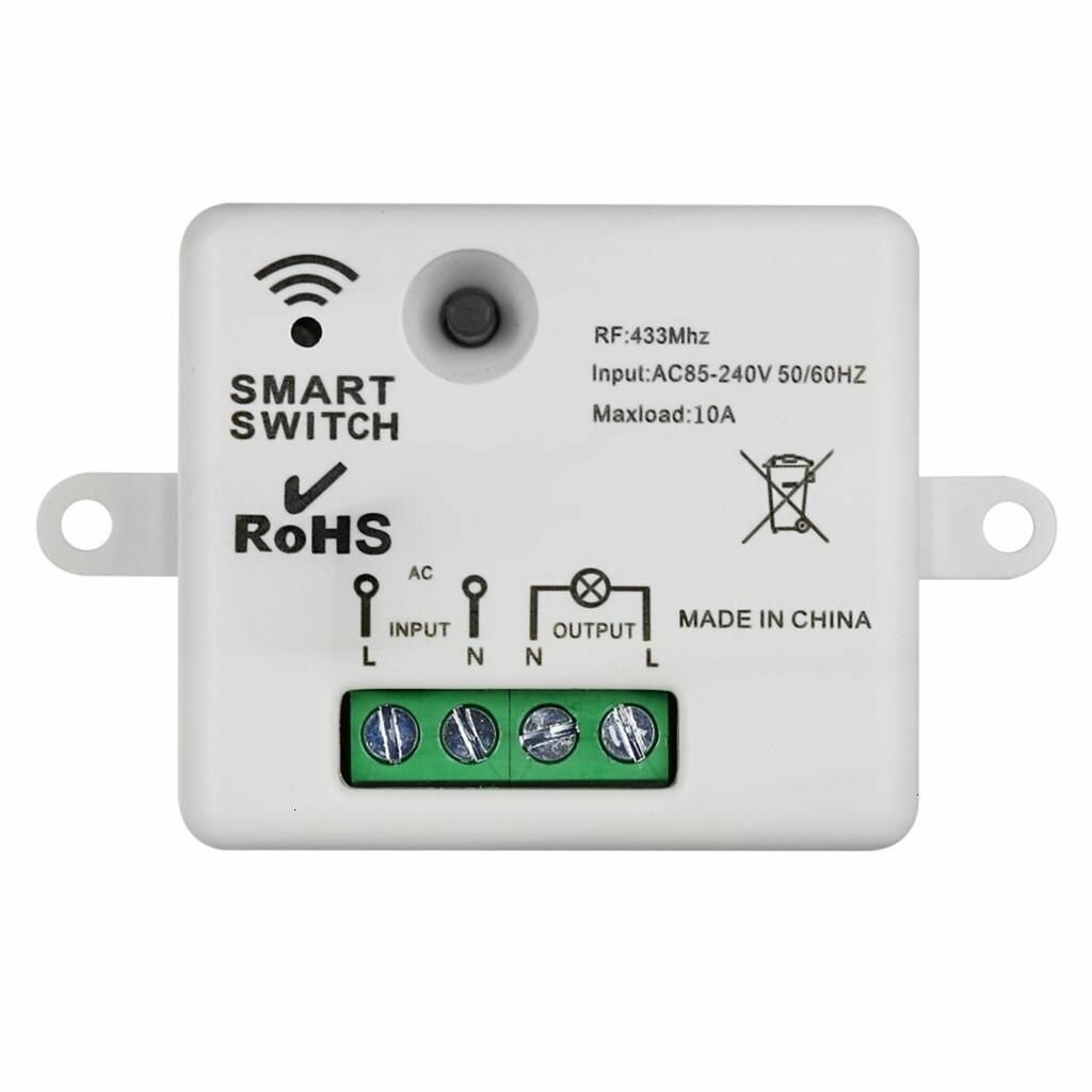 Радиочастотный контроллер RF 220V AC small square box controller-433 МГц