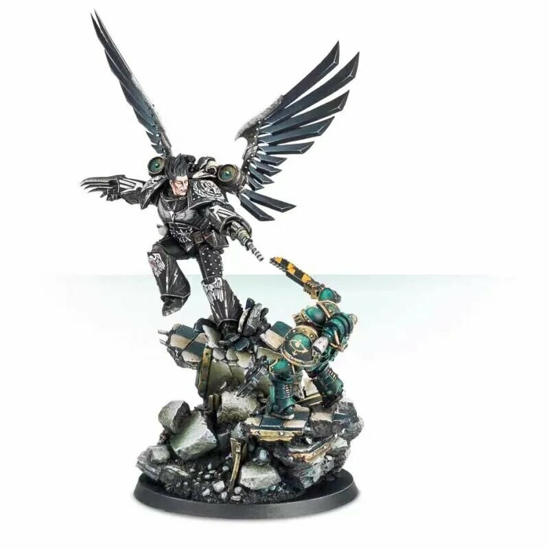 Corvus Corax, Primarch of the Raven Guard / Вархаммер 40к смола / Warhammer 40000 миниатюры