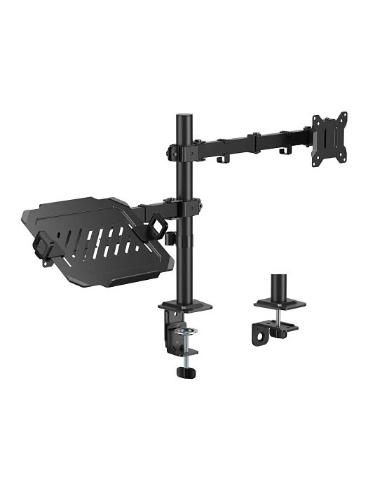 Кронштейн для монитора с ноутбуком Ridberg LDT110-C024ML (Black)