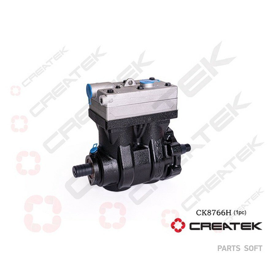 Компрессор 2-х цилиндровый HOWO CREATEK от официального дистрибьютора, CREATEK, артикул CK8766H