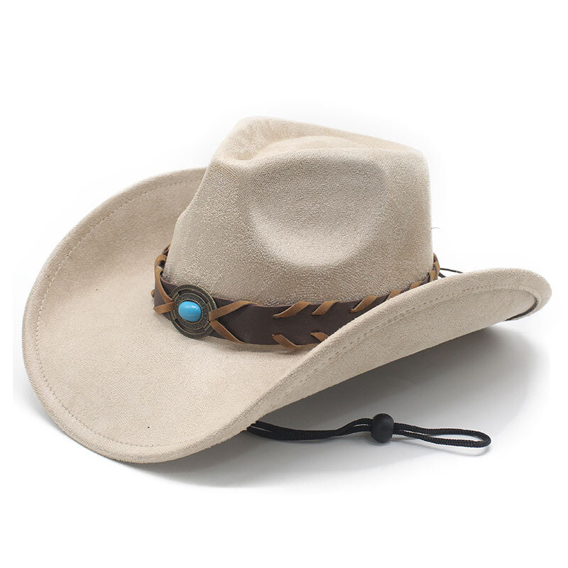 Многоцелевая Джазовая шляпа из шерсти Унисекс Козырёк 9см Согнутый Войлок / YWK-33