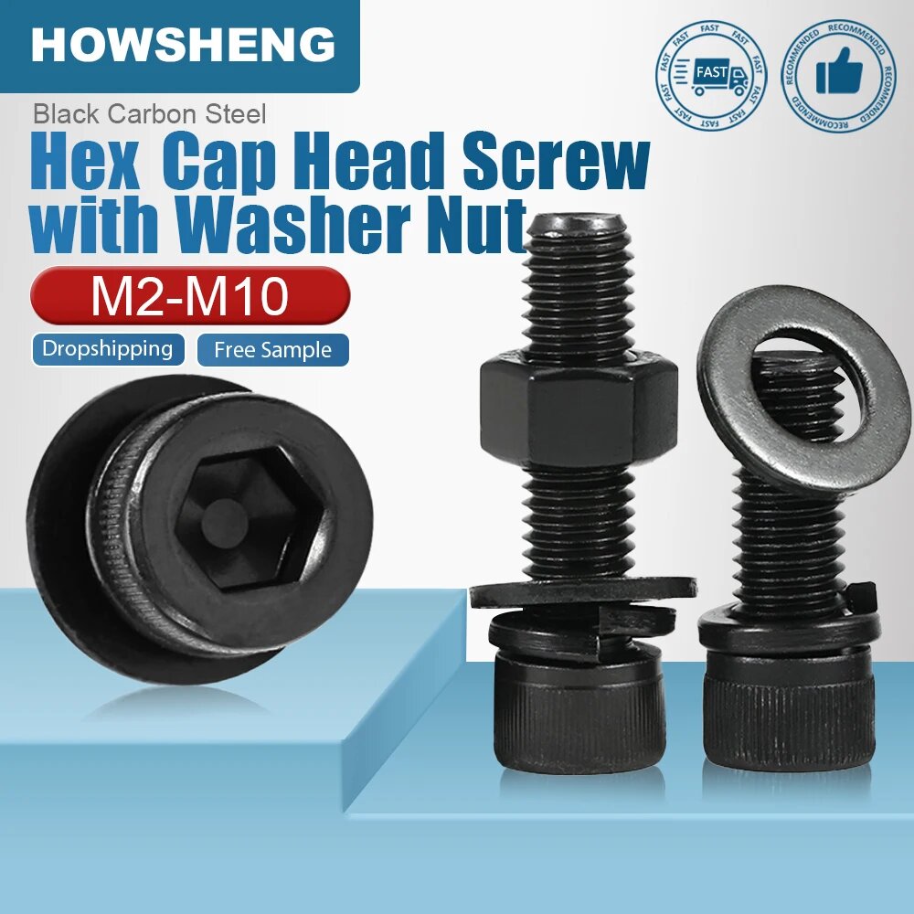 Набор винтов Howsheng M2-M10 12.9 M2 30Sets, 5mm