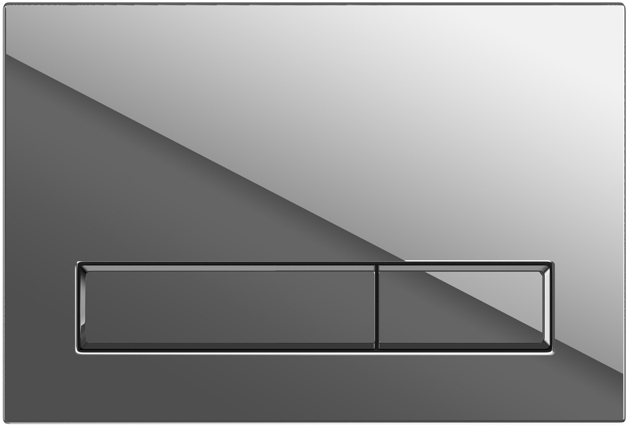 Кнопка смыва Cersanit Blick для инсталляции PRO/VECTOR/LINK/HI-TEC пластик хром глянцевый (64114)