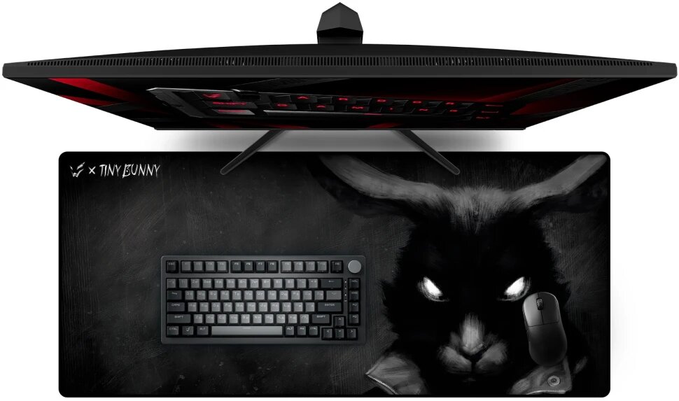 Коврик ARDOR GAMING Tiny Bunny (XL), speed, 900 мм x 400 мм x 4 мм
