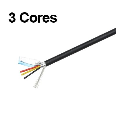 Экранированный провод UL2464 2/3/4/5/6/8/10/12 жил 22AWG, 3 Cores, 5 Meters