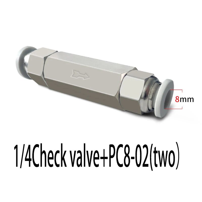 Односторонний клапан 1/4" PC8-02, 8 мм