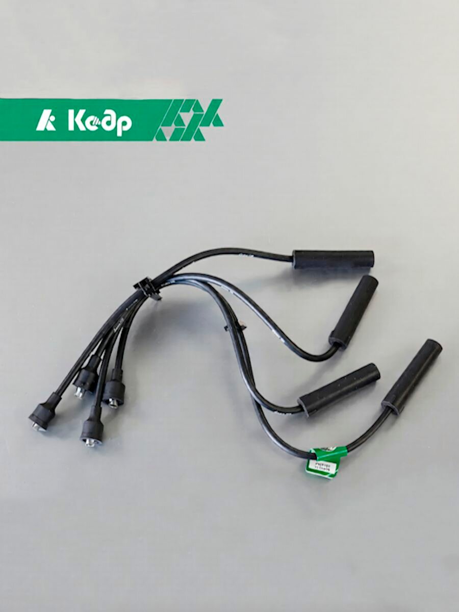 Провода высоковольтные для а/м ВАЗ-2101-2107 с карбюраторным двигателем (комплект, силикон) "Кедр" арт. PW2101