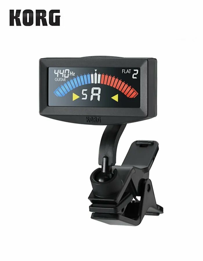 Korg AW-4G PitchCrow-G Зажимной гитарный модулятор Гитарный бас-тюнер, Чёрный