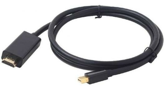 Кабель mDP-HDMI Cablexpert, 20M/19M, 1.8м, черный, позол. разъемы CC-mDP-HDMI-6