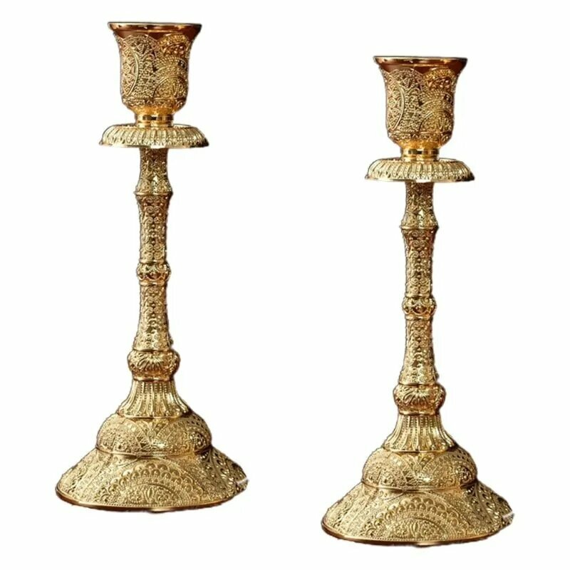 2x Латунные подсвечники