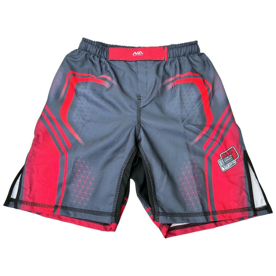 Шорты спортивные Союз ММА детские красные