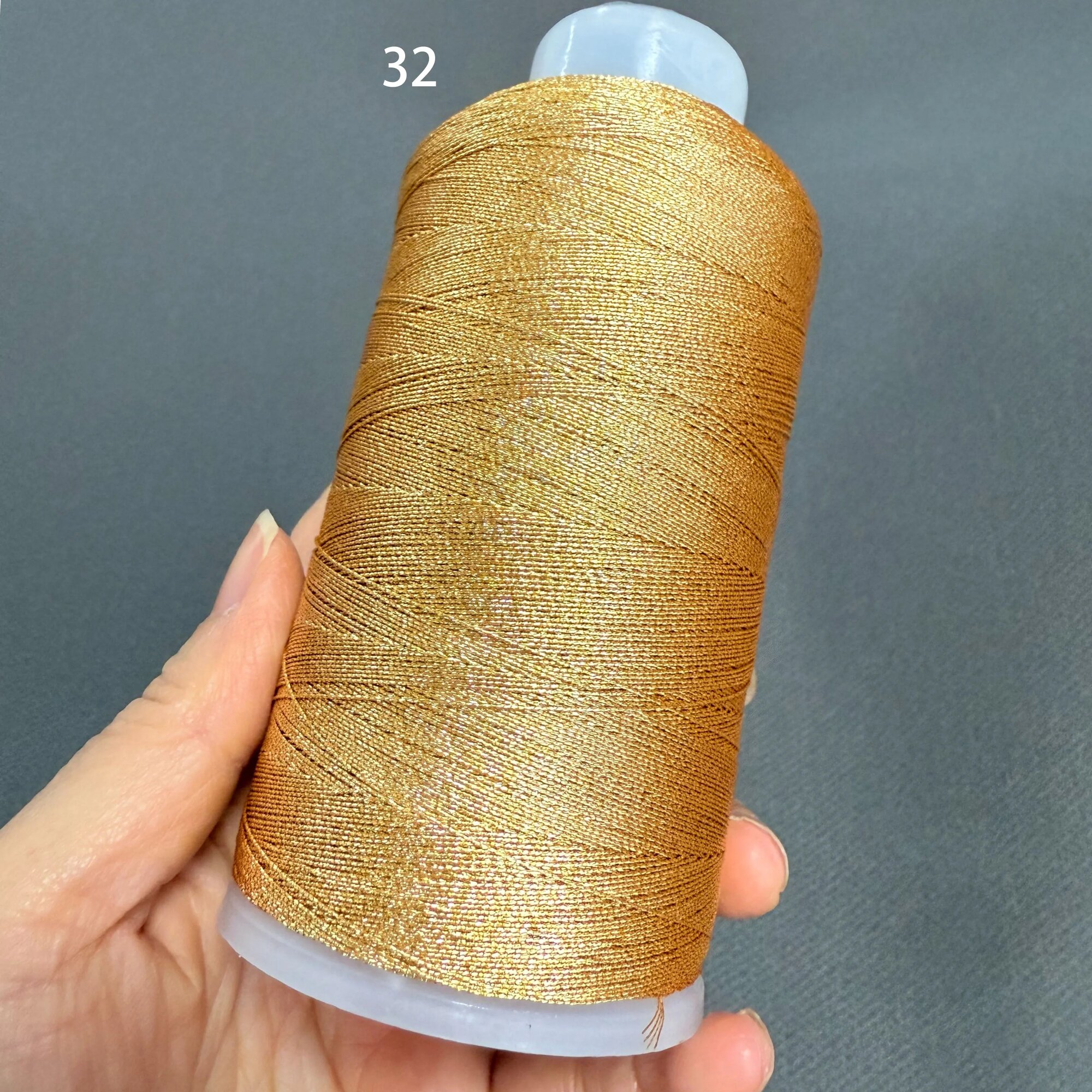 Sanbest металлизированная нить для рукоделия 4 прядки 32