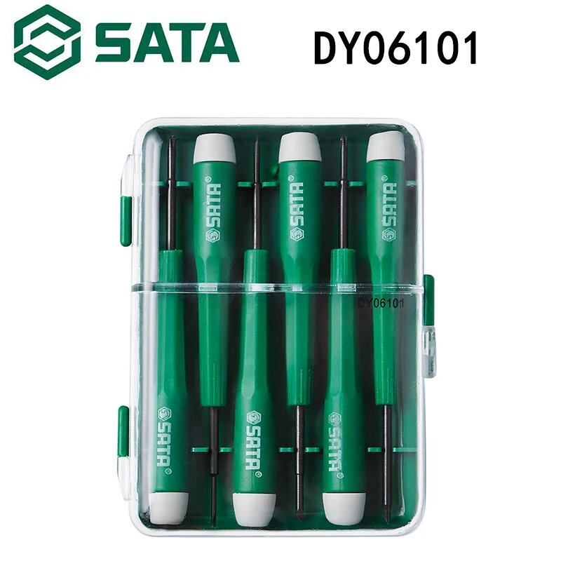 Инструмент для обслуживания Sata DY06101, маленькая отвертка, шлицевые крестовые мини-часы для ноутбука, 6 шт.