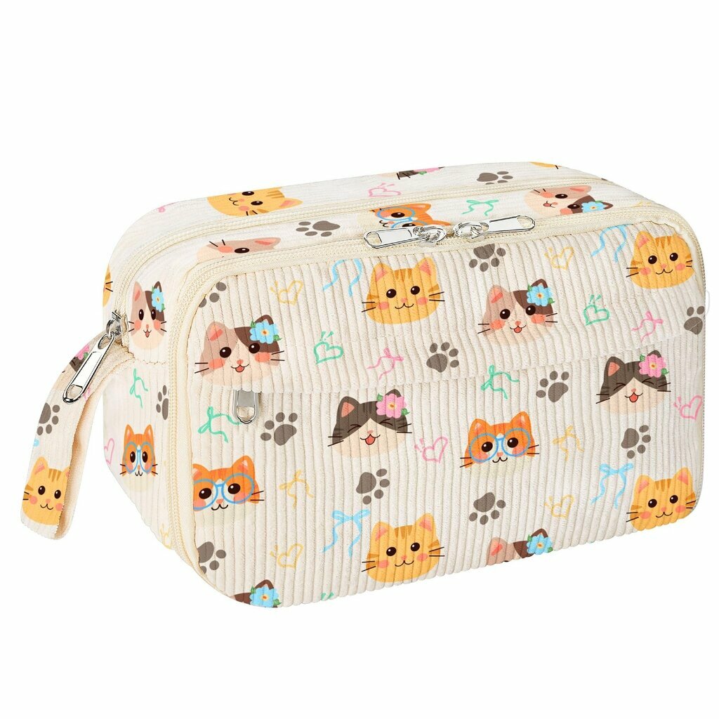 Футляр Для Карандашей Большой Емкости С Несколькими Отделениями Сумка Для Карандашей Тканевые Чехлы Для Ручек