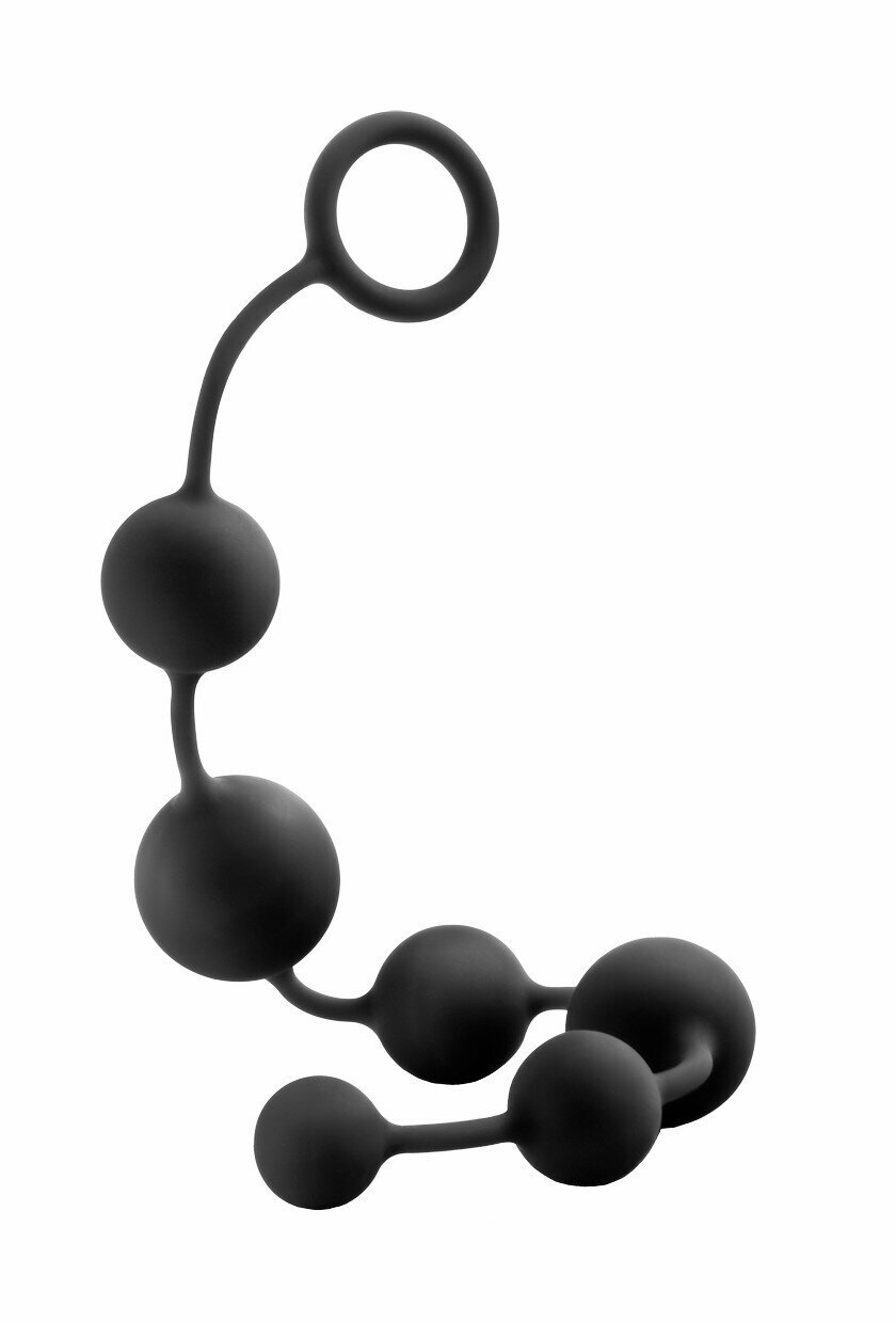 Черная анальная цепочка Black Anal Beads 40,6 см Blush Novelties