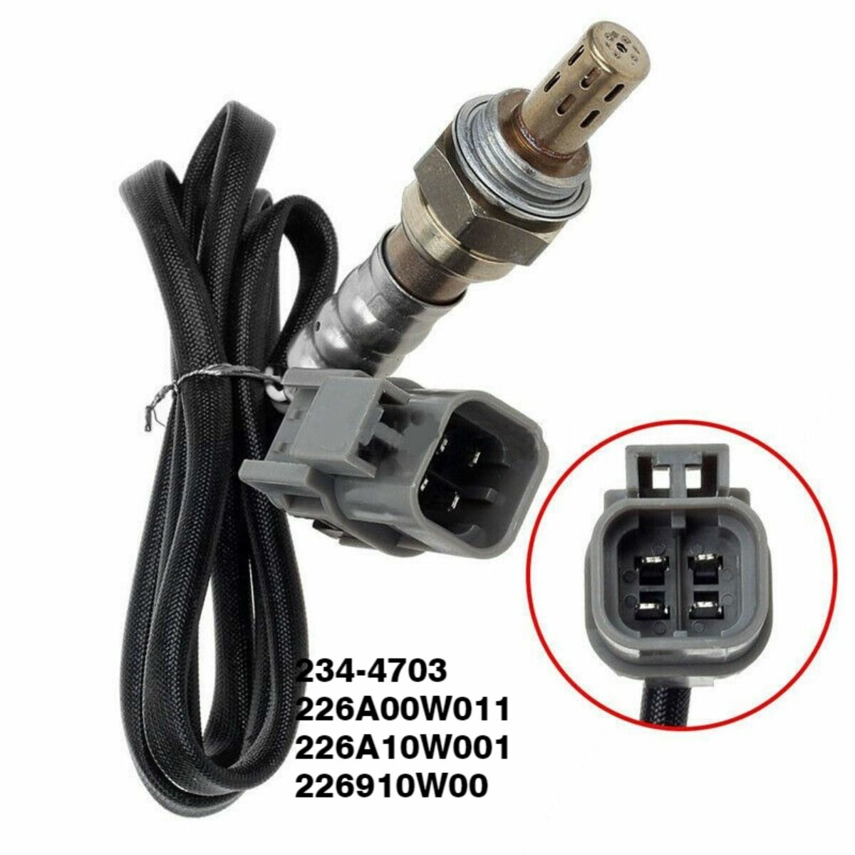 Подходит для кислородного датчика Nissan 234-4703, 226A00W011, 226A10W001; 226910W00