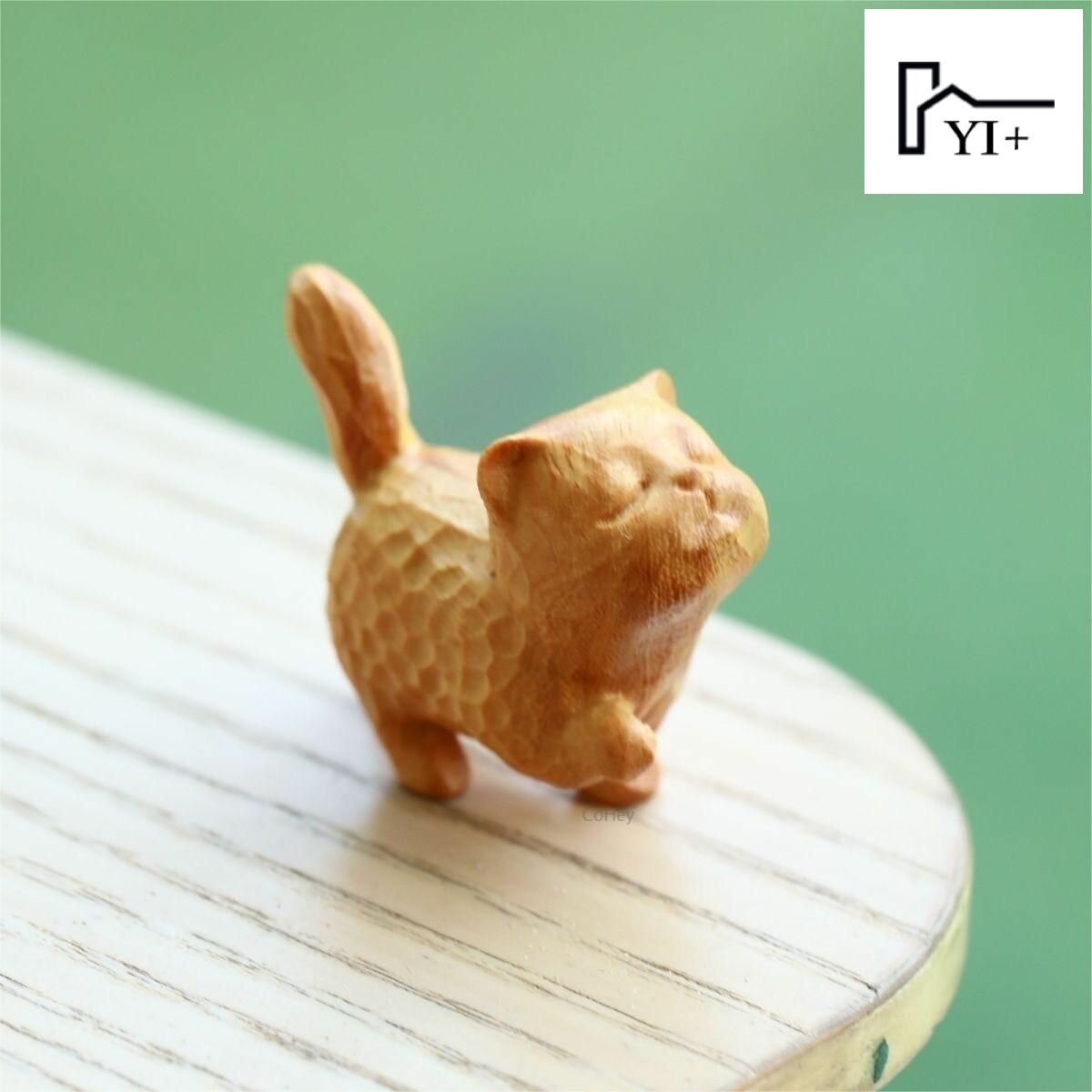 Деревянное украшение рабочего стола Cat- CoHey