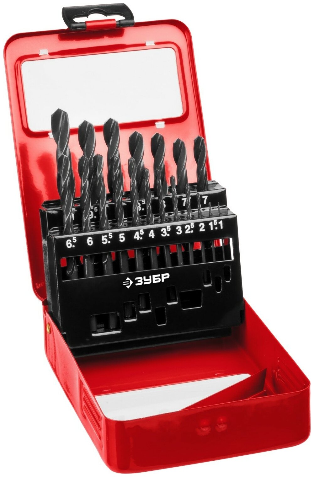 Набор сверл по металлу ЗУБР 19шт(1-10 мм) 29605-H19 серия «мастер»
