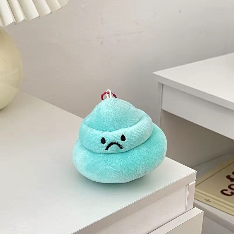 Забавная и интересная подвеска в виде куклы-какашки цвета макарон, красивая и милая подвеска для школьной сумки, пара