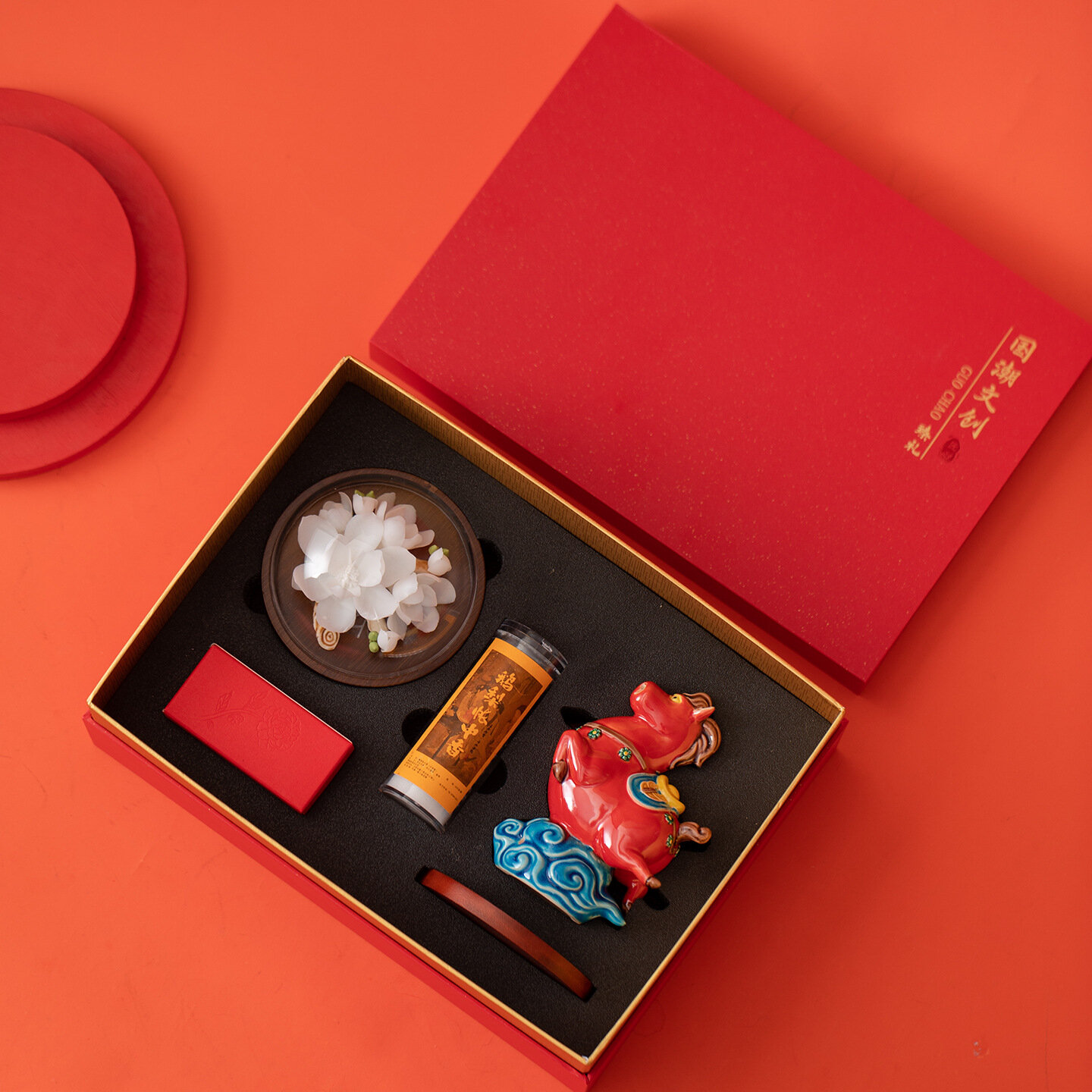 Год Коня: Культурная и творческая чашка для чая, мастер-чашка, украшение в виде лошади удачи, подарочная коробка, ежегодное собрание, новогодний бизнес-подарок для клиентов, сувенирный подарок