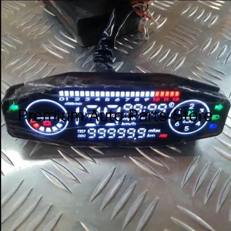 Универсальная приборная панель для мототехники с LCD экраном и датчиком скорости
