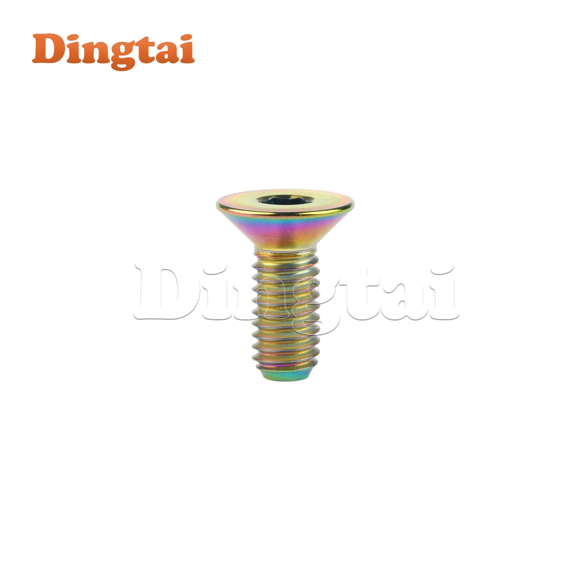 Dingtai титановые болты M5/M6x10 12 15 20 25 30 35 40 45 мм М6, Rainbow, 40mm