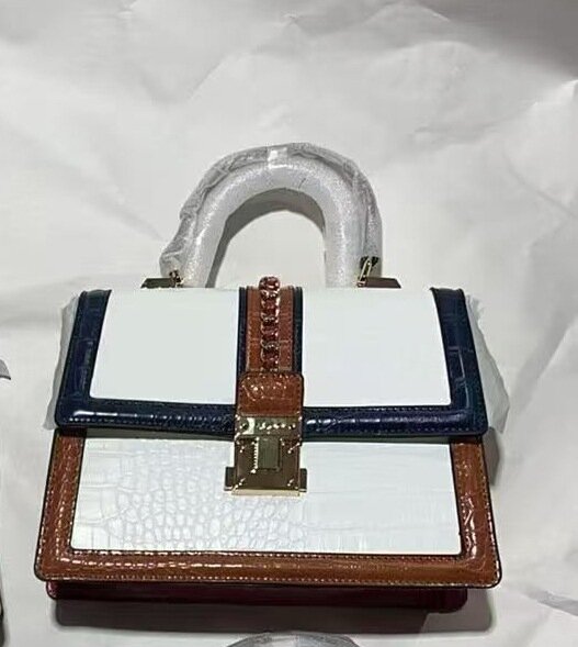 Женская сумка через плечо ALDO, элегантная цветная блокировка, полный принт логотипа, модная для повседневного использования, большая вместимость