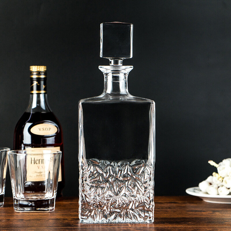 Кристаллический стеклянный декантер для виски, бутылка для ликера, винный кувшин, винный декантер, винная бутылка, винный бокал, винный набор