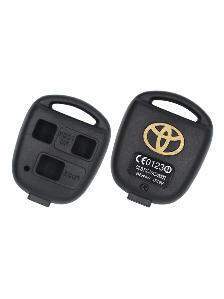 Корпус ключа зажигания Toyota, T08, 3 кнопки