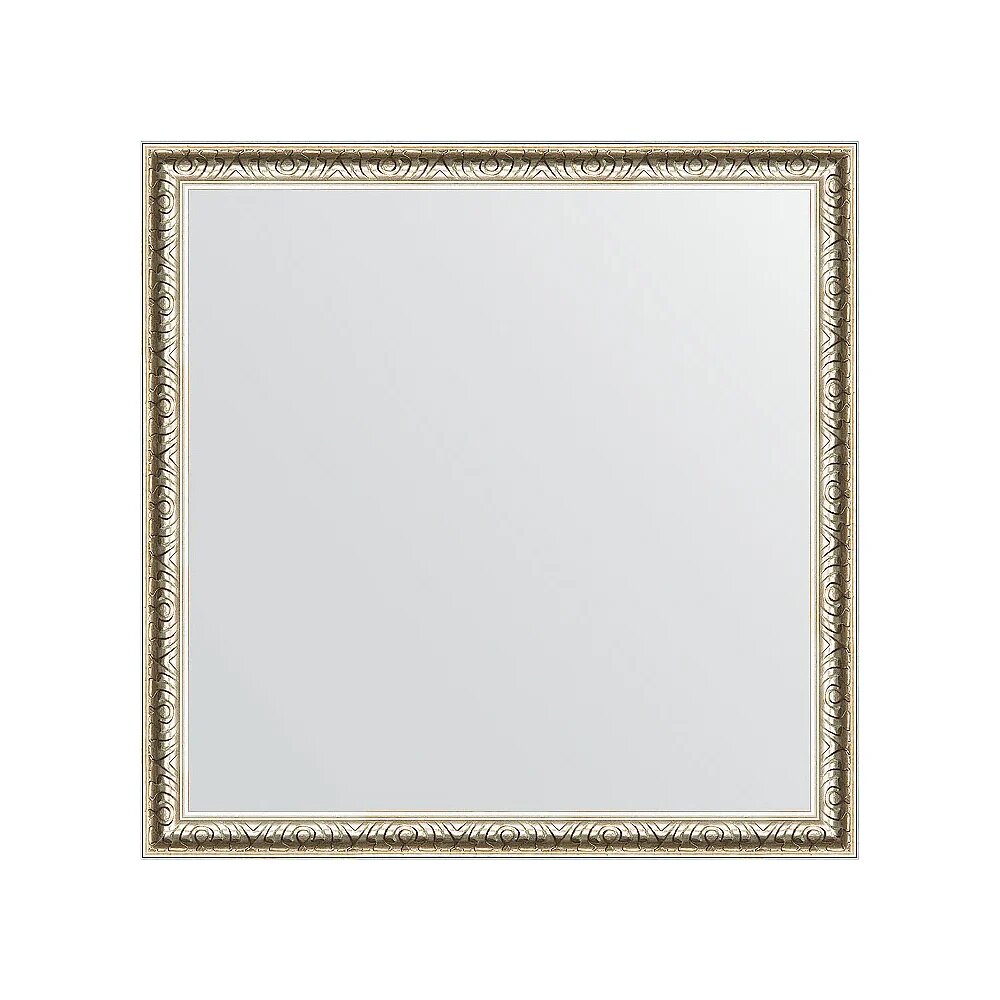Зеркало EVOFORM в багетной раме - мельхиор 41 mm (61x61 cm) 0775