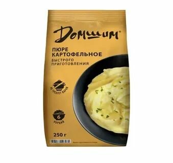 Пюре Домшим картофельное быстрого приготовления 250 гр - 2 шт
