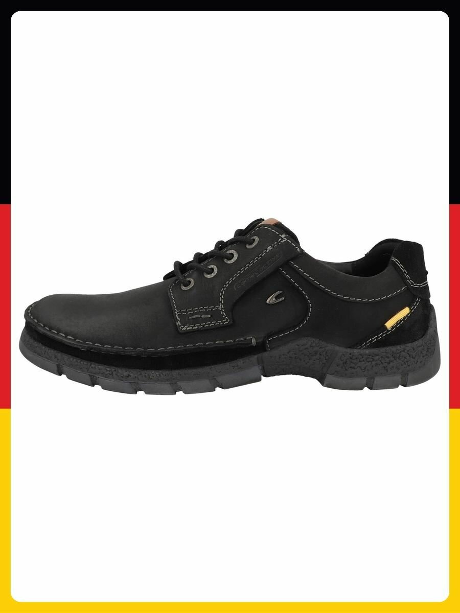 Туфли camel active, черный, 43 EU