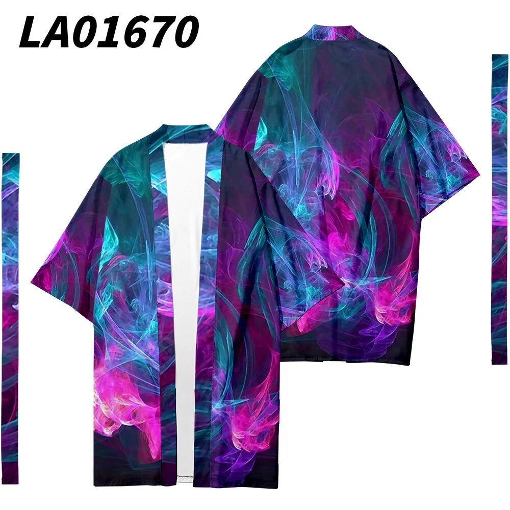 Кимоно с принтом, XL, style 19
