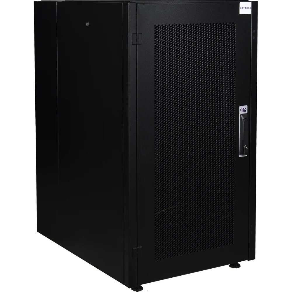Напольный шкаф DATAREX 19 дюймов 20u 600x800 передняя дверь перфорированная, задняя стенка перфорированная, черный DR-721011