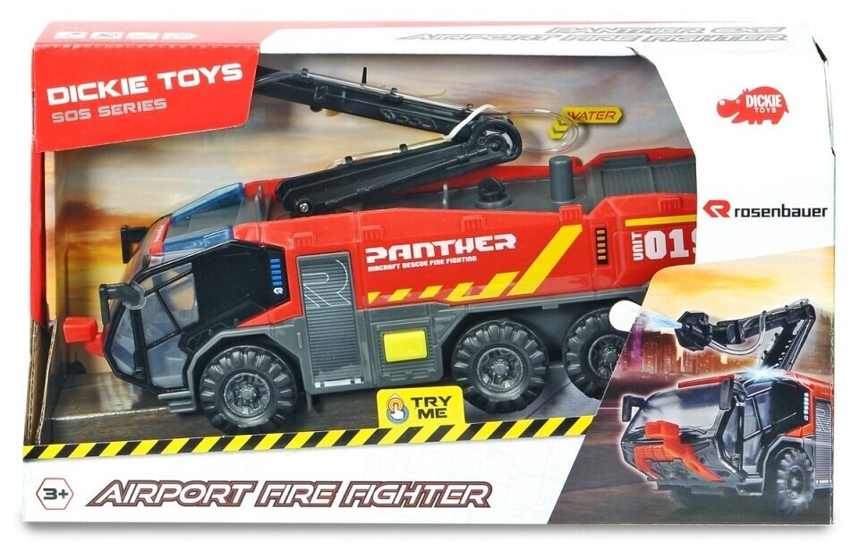 Противопожарная служба аэропорта 24 см свет звук dickie toys 3714012