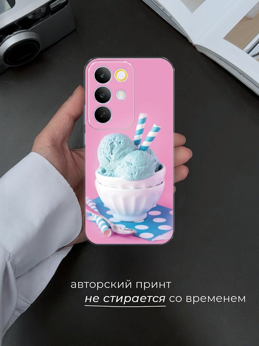 Чехол на Realme C85 Pro / Реалми C85 Про с принтом Мятное Мороженое — фото 1