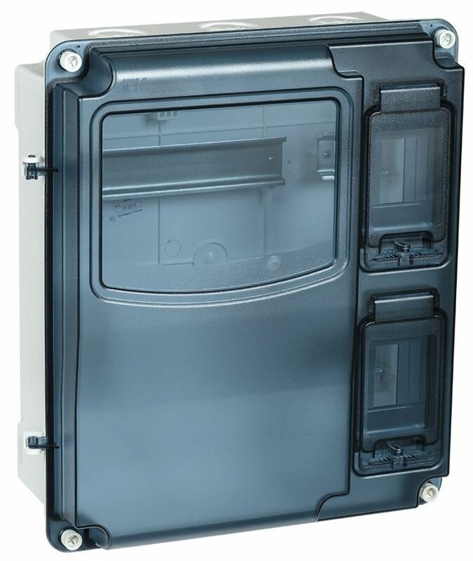Распределительный щит IEK ЩУРн-П 3/6 Krepta 3 IP66 PC, пластиковый