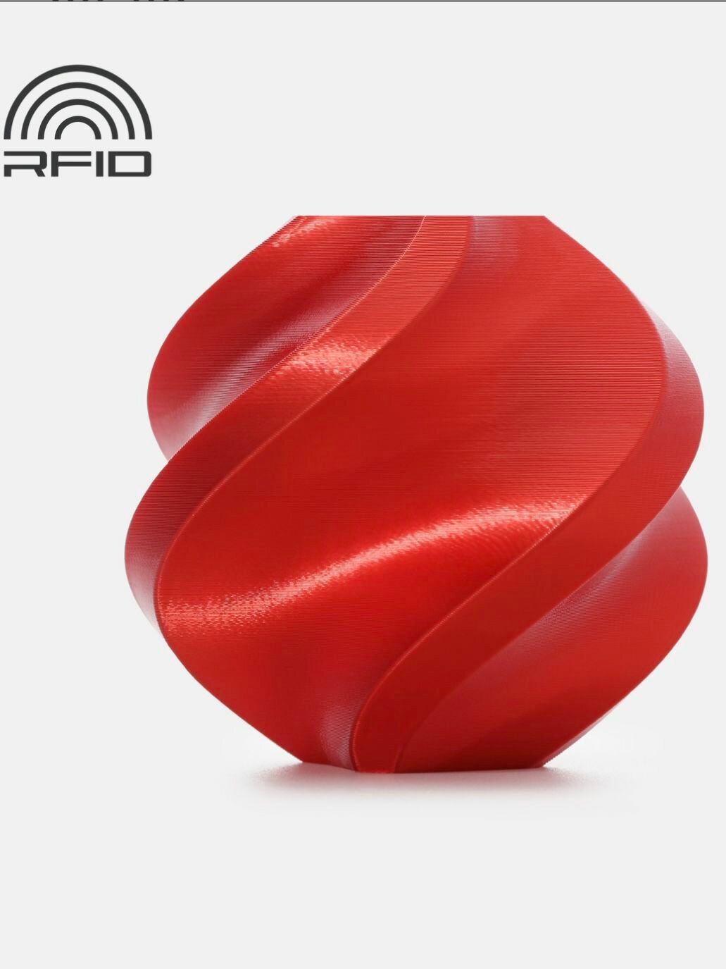 Филамент для 3д принтера Bambu Lab Pla Silk + Candy red 1кг на катушке