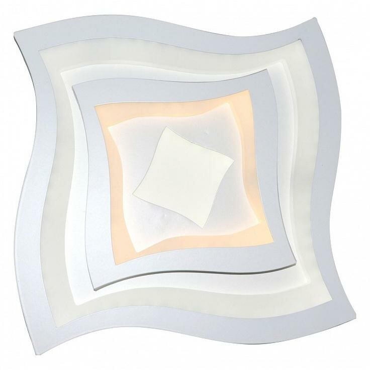 Накладной светильник Natali Kovaltseva LED 81014/1W цвет белый На монтажной пластине Модерн