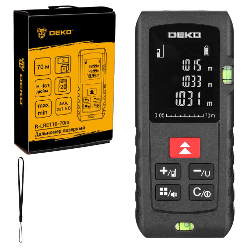 Лазерный дальномер Deko R-LRE110-70m (083-3600)