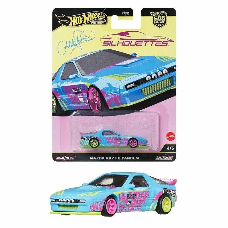 Машинка коллекционная Mattel Hot Wheels Premium Car Culture FPY86: Mazda RX7 FC Pandem