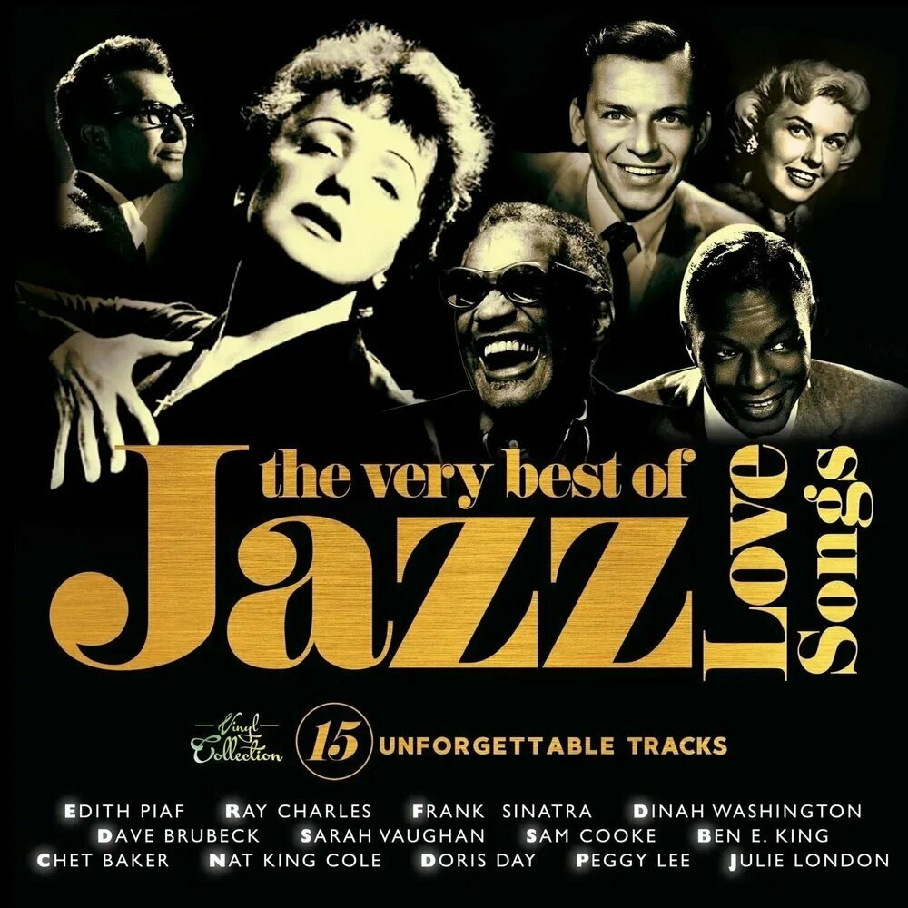 Виниловая пластинка Jazz Love Songs - The Very Best of Jazz, LP 180 г, Vocal Jazz & Swing