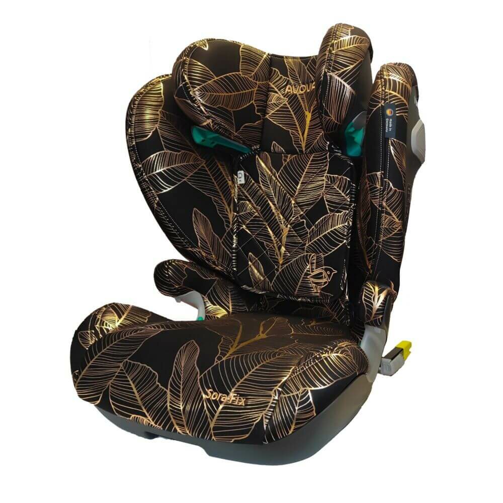 Avova Sora Fix, автокресло от 3 до 12 лет гр.2-3 (15-36 кг), цвет Gold Jungle