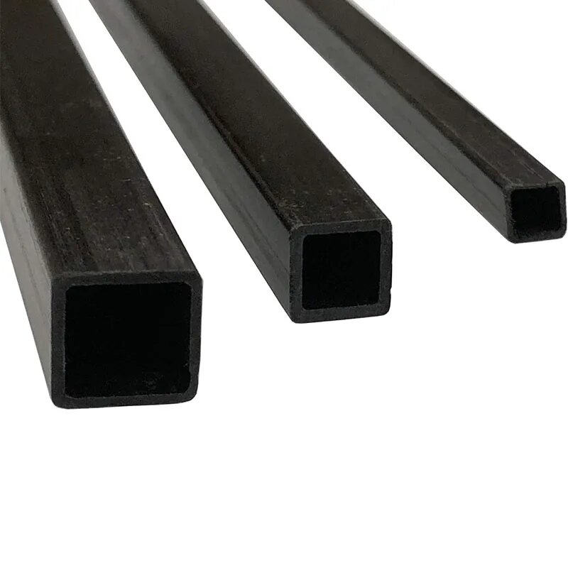 Карбоновые квадратные трубы из углеродного волокна 2/3/4/5/6/8/10 6x6x5mm 1pcs, Inner square, 500mm
