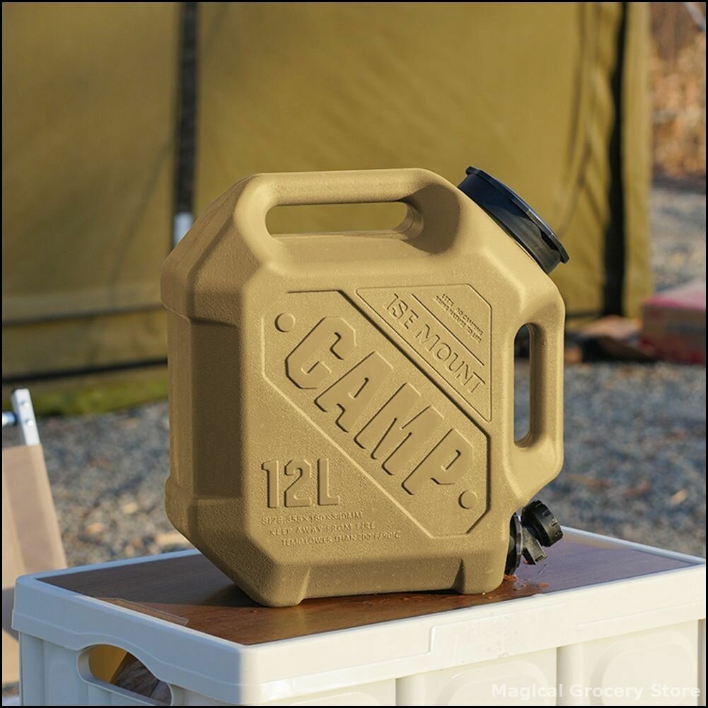 Объемный резервуар для воды на 12 литров с патрубком, бестселлер для автомобильного кемпинга